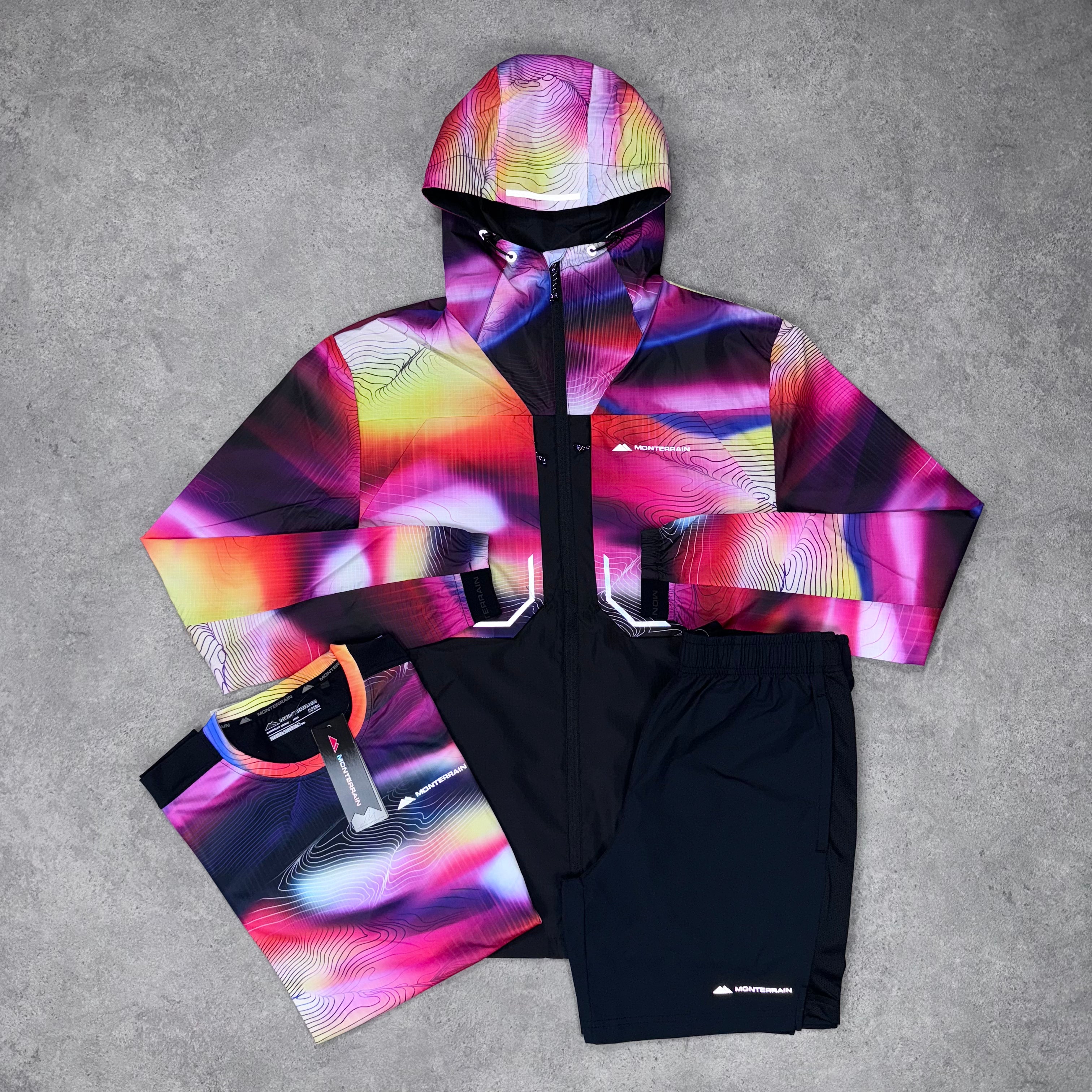 Monterrain Heat Tri-Set (Black/Purple) – Pristine Moda