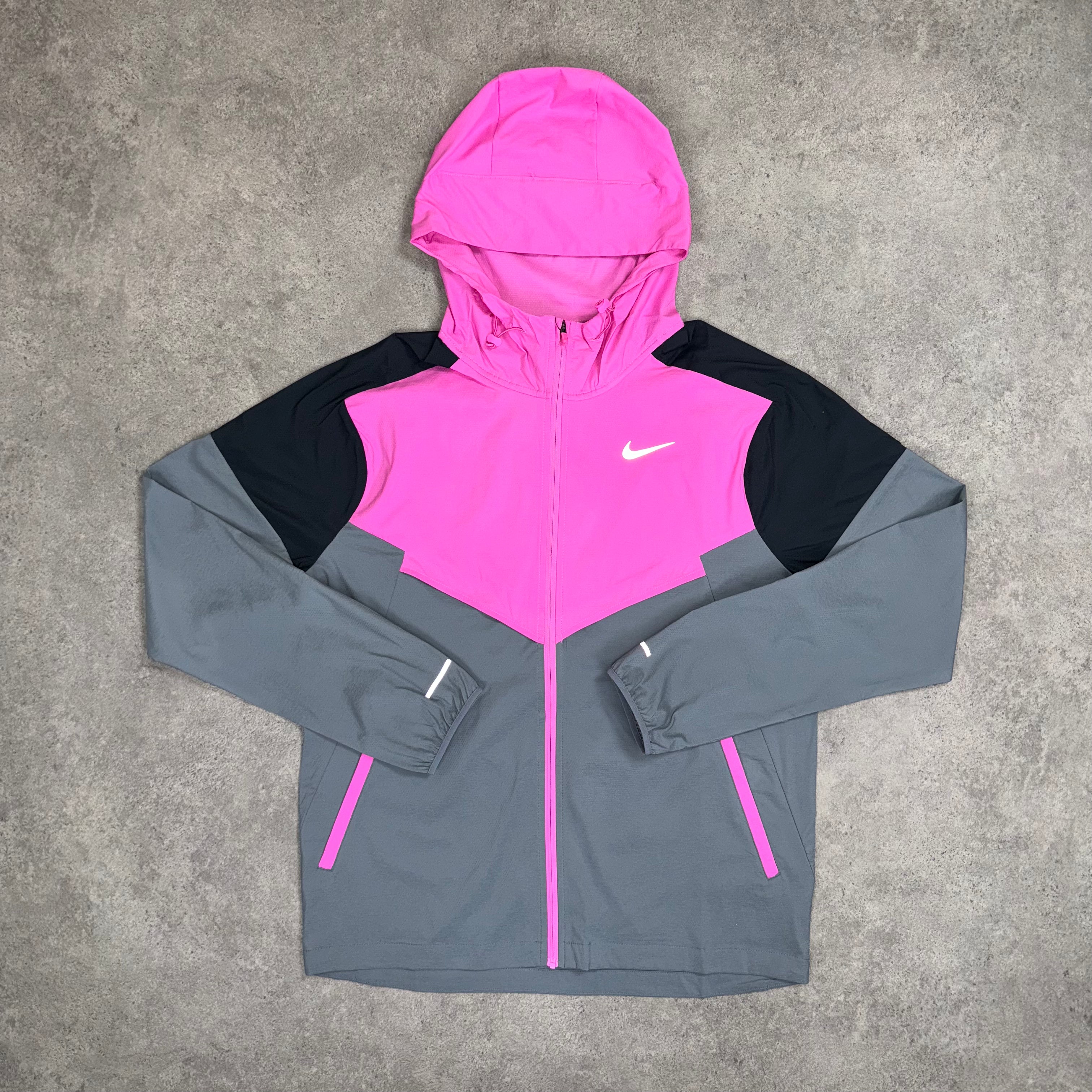 Nike Packable Windrunner (Playful-Pink/Grey) – Pristine Moda